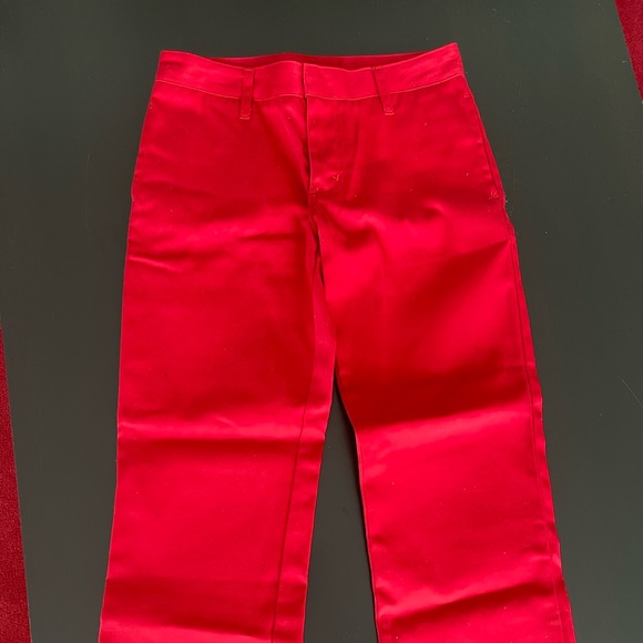 Dickies | Pants & Jumpsuits | Dickies Red Cropped Pants | Poshmark